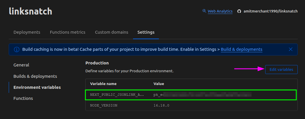 Using environment variables in Next.js Frontend — Amit Merchant — A ... Using environment variables in Next.js Frontend — Amit Merchant — A ...