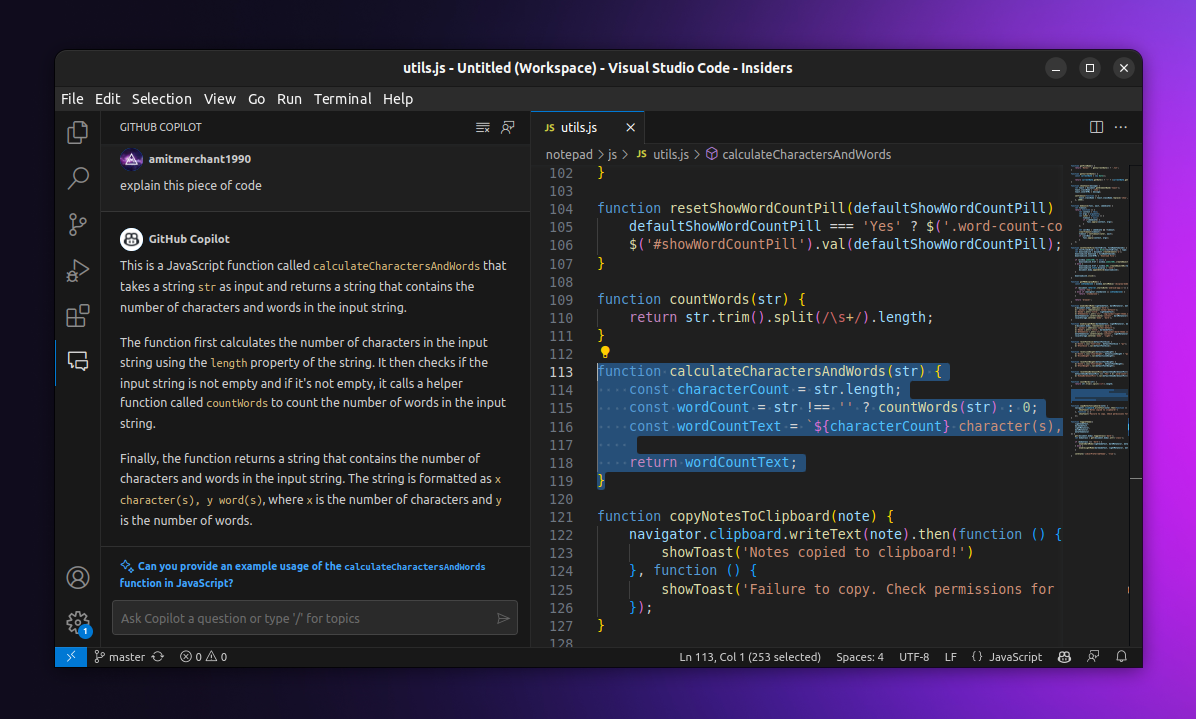 I got access to GitHub Copilot Chat — Amit Merchant — A blog on PHP ... I got access to GitHub Copilot Chat — Amit Merchant — A blog on PHP ...